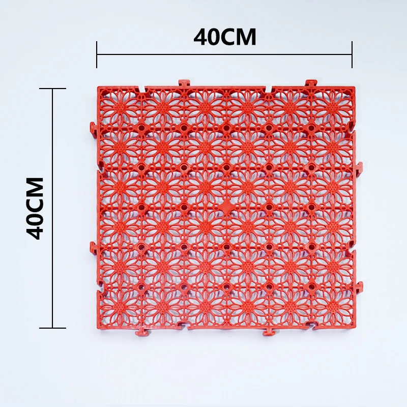 40*40cm Pp Floor Tiles Garage Floor Tiles Interlocking Plastic Drainage ...