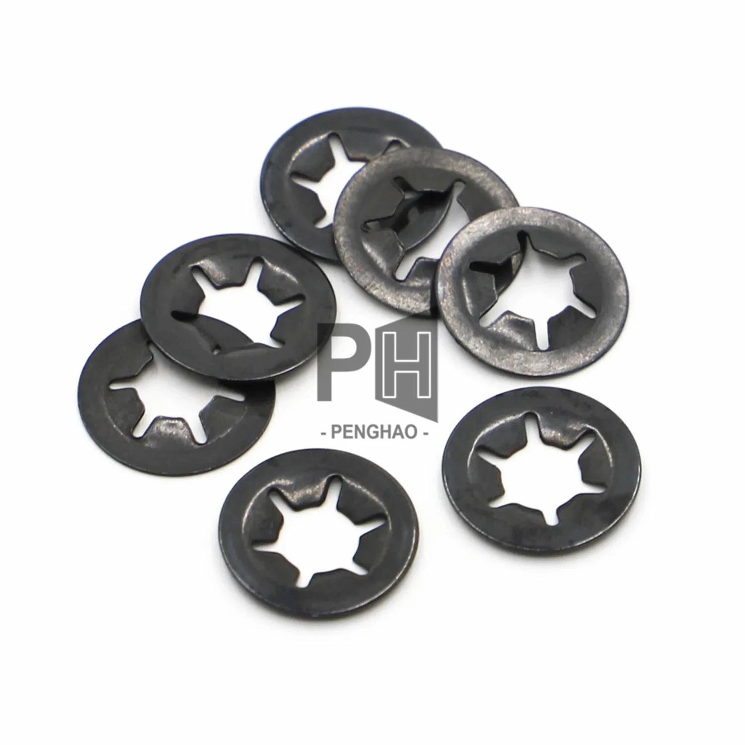 M2 M3 M4 M5 M6 M7 M8 M9 M10 M12 Black 65mn Star Lock Washers