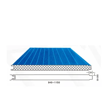 50mm Eps Sandwich Panel For Floor,Plastic Roofing Sheet For Shed,New ...