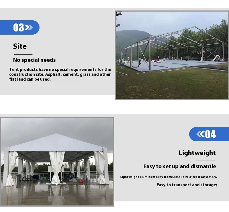 Large Outdoor Festival Events Waterproof Withe Wedding Party Tent With ...