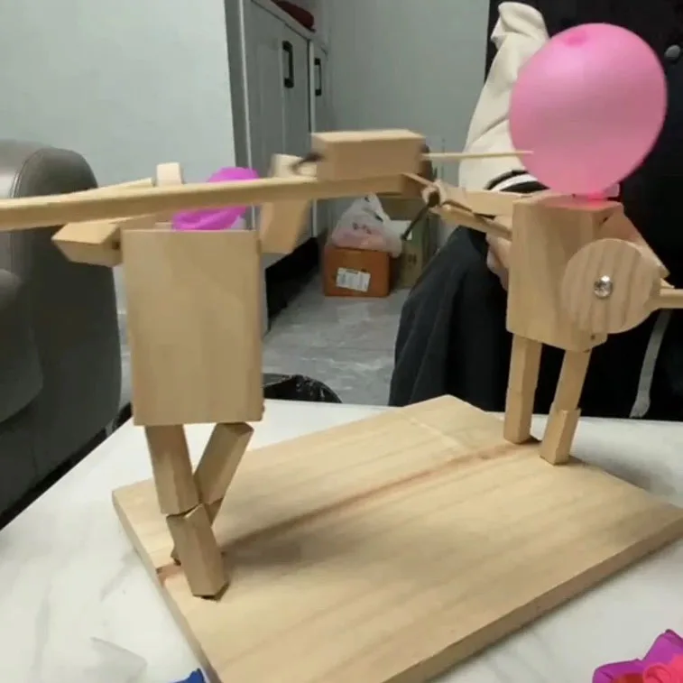 2024 Wooden Fighting Balloon Warrior - Educational Toy