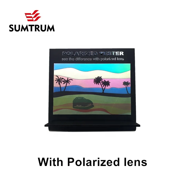 Rainbow Effect Polarized Color Car Test Card by SUMTRUM