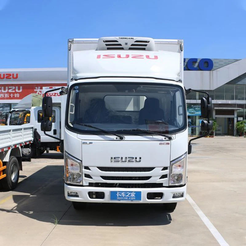Isuzu Nkr Diesel Camiones Refrigerated Freezer Thermoking 5 Tons ...