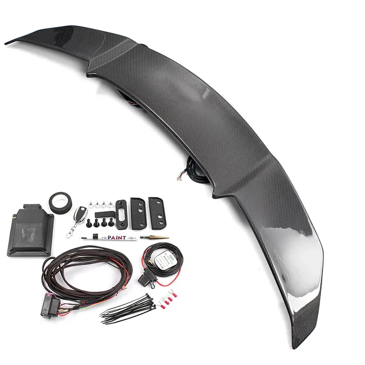 Car Tuning Accessories Intelligent Electric Lift Tail Carbon Fiber Auto ...
