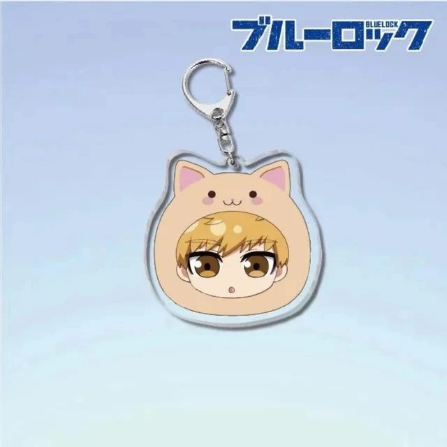 Anime Blue Lock Animation Blue Prison Key Chain Acrylic Character Isagi ...