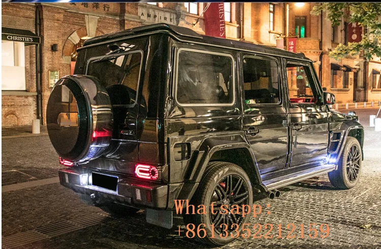 W463 Tail Fog Lamp Rear Bumper Fog Lights Upgrade Led Light Fit for MB ...