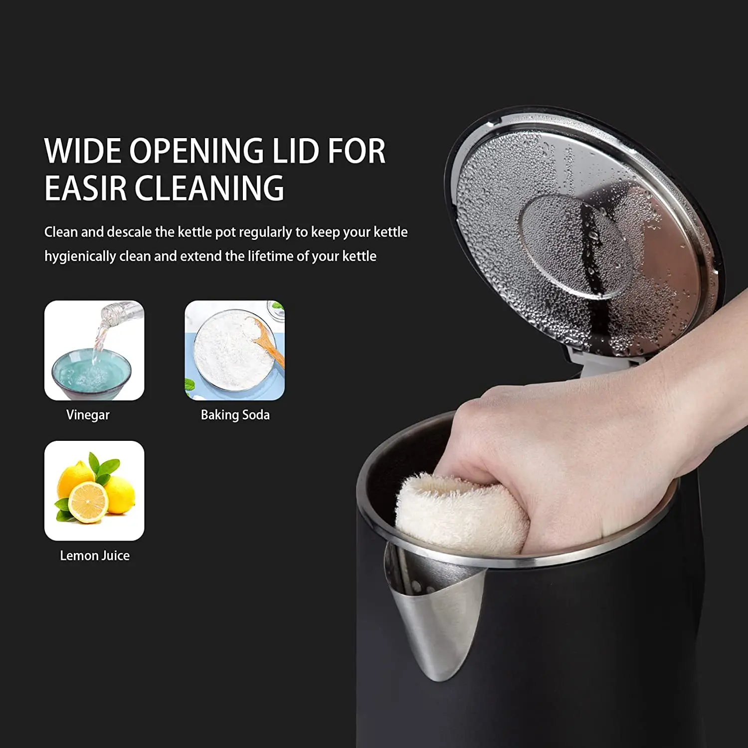 Smart Electric Kettle with Touch Screen Control & Keep Warm