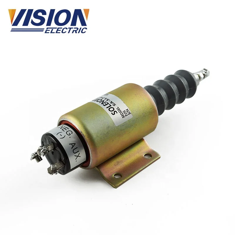 Diesel Engine 12V Push Pull Solenoid - Reliable Fuel Shut Off