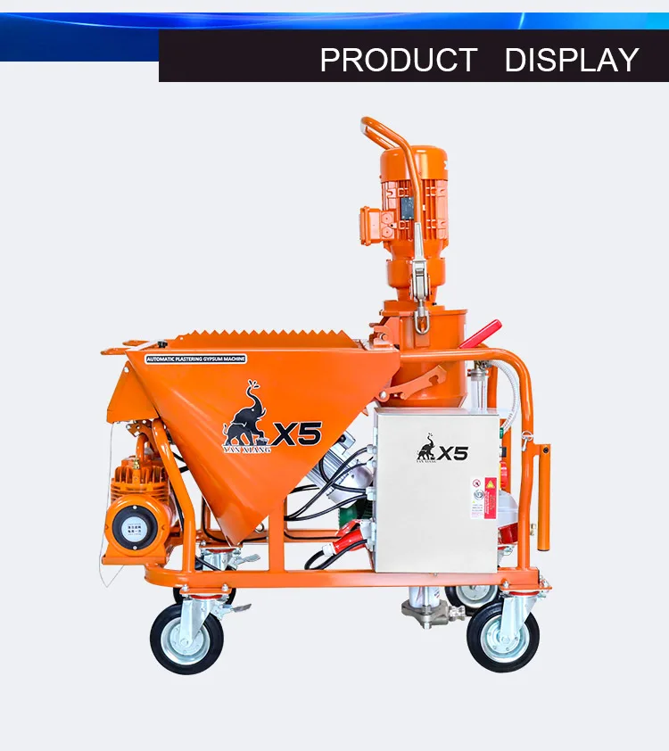 X5 Automatic Gypsum Plastering Machine - Efficient & Durable