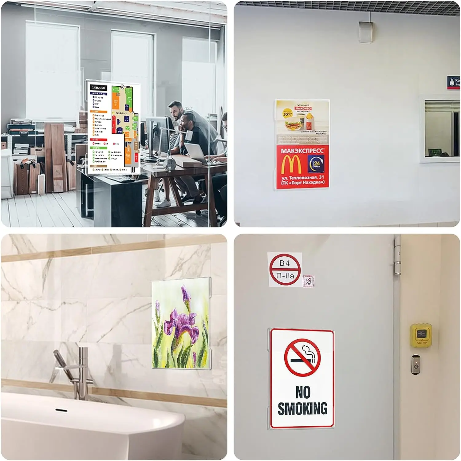 Acrylic Sign Holders - Durable, Clear, and Customizable