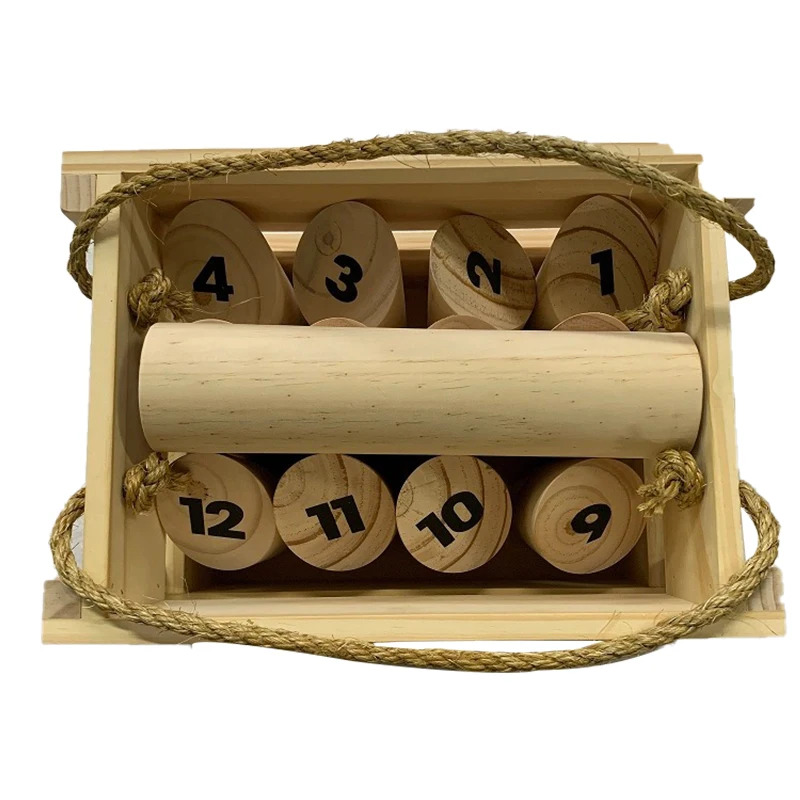 Garden Game Throwing Wooden Toss Game Hardwood Number Kubb - Buy Garden ...