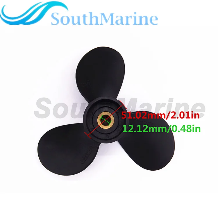 Boat Engine Plastic Propeller 7 1/2x8-ba For Yamaha 4hp 5hp 4a 5c F4a ...