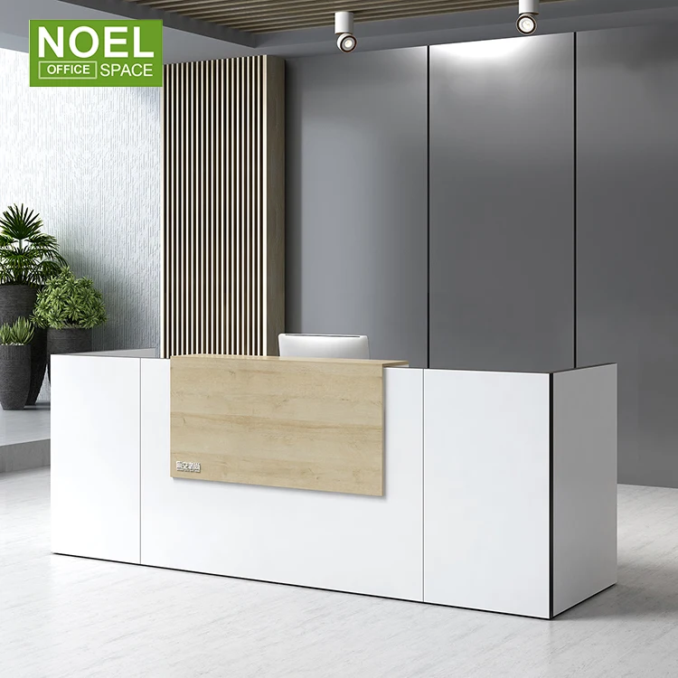 MFC Office Reception Desk Professional Manufacture SC White Office ...