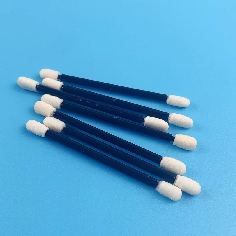 84mm Double Ended Cleanroom Swabs Dual-Clean Two Sides Round Foam Tip ...