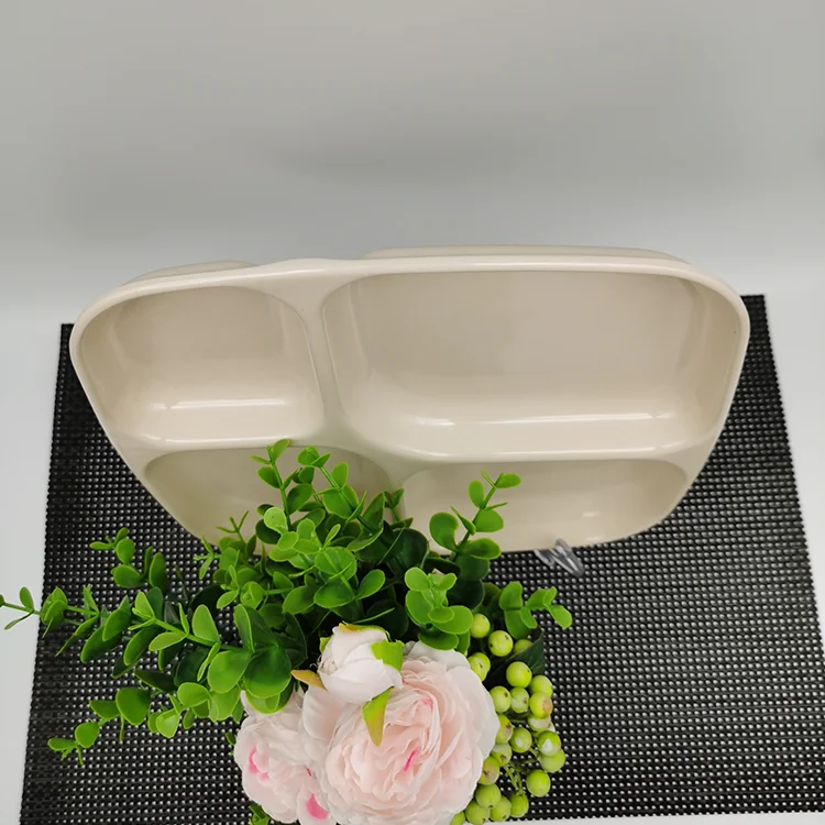 Eco-friendly Lightweight Customizable Square Melamine Divided 4 ...