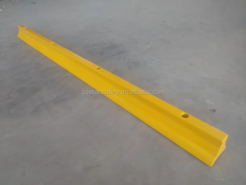 Wholesale Reflective Plastic Wheel Stop For Car Parking Concrete Wheel ...