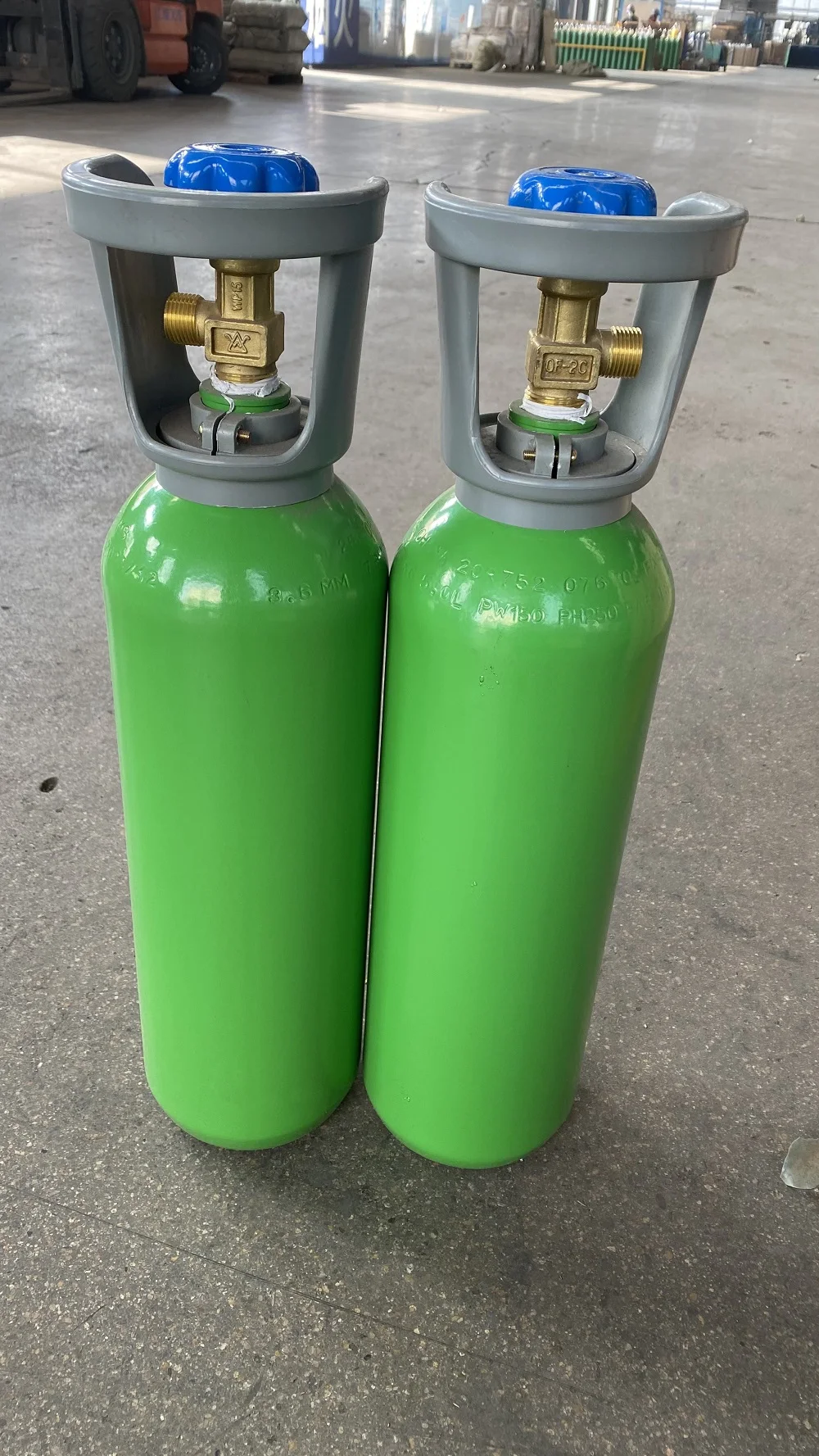 High Pressure 5l Oxygen Cylinder O2 Gas Cylinder Medical Steel Bottle ...
