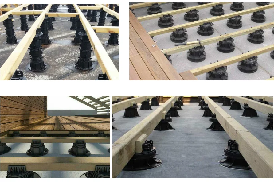 ZHIHUI Adjustable Pedestals - Durable Plastic Raised Floor System