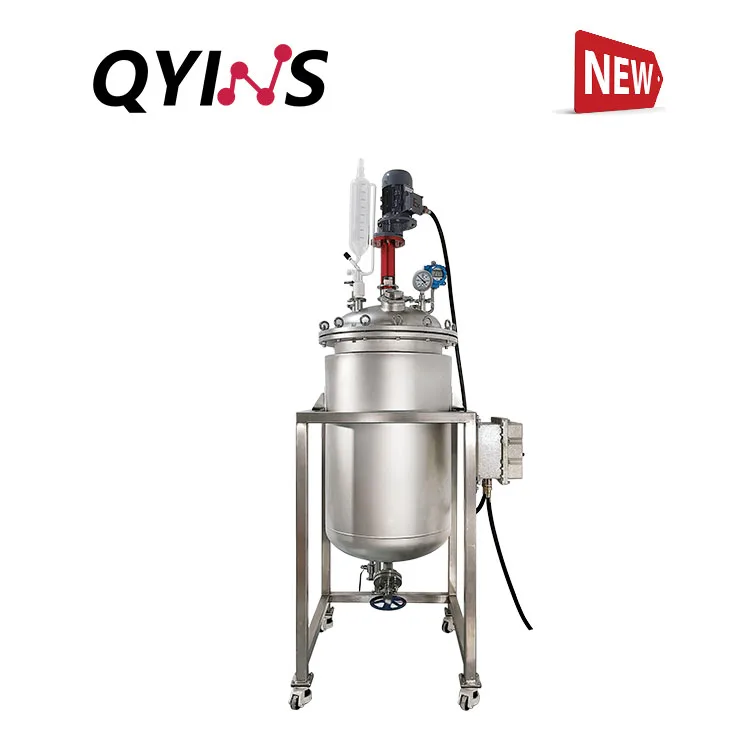 Qiyu 200l Laboratory Stainless Steel Jacketed Chemical Reactor Double ...