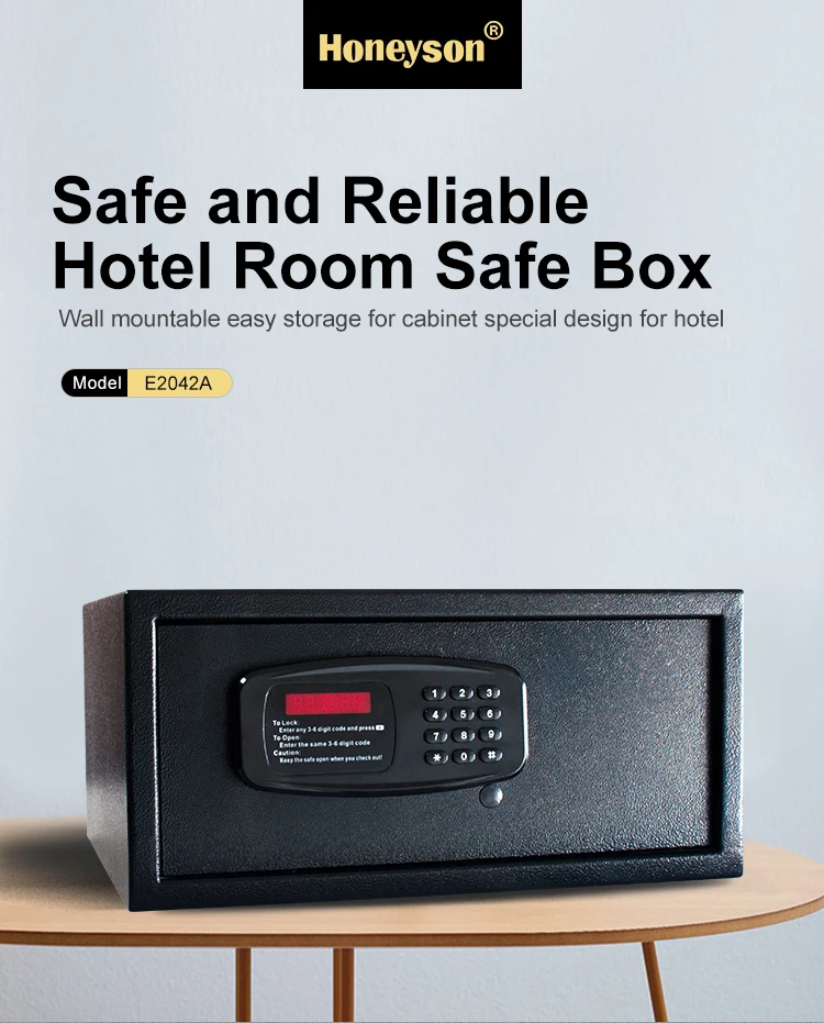 Honeyson Hotel Small Safe Deposit Box E2042a Electric Led - Buy Hotel ...