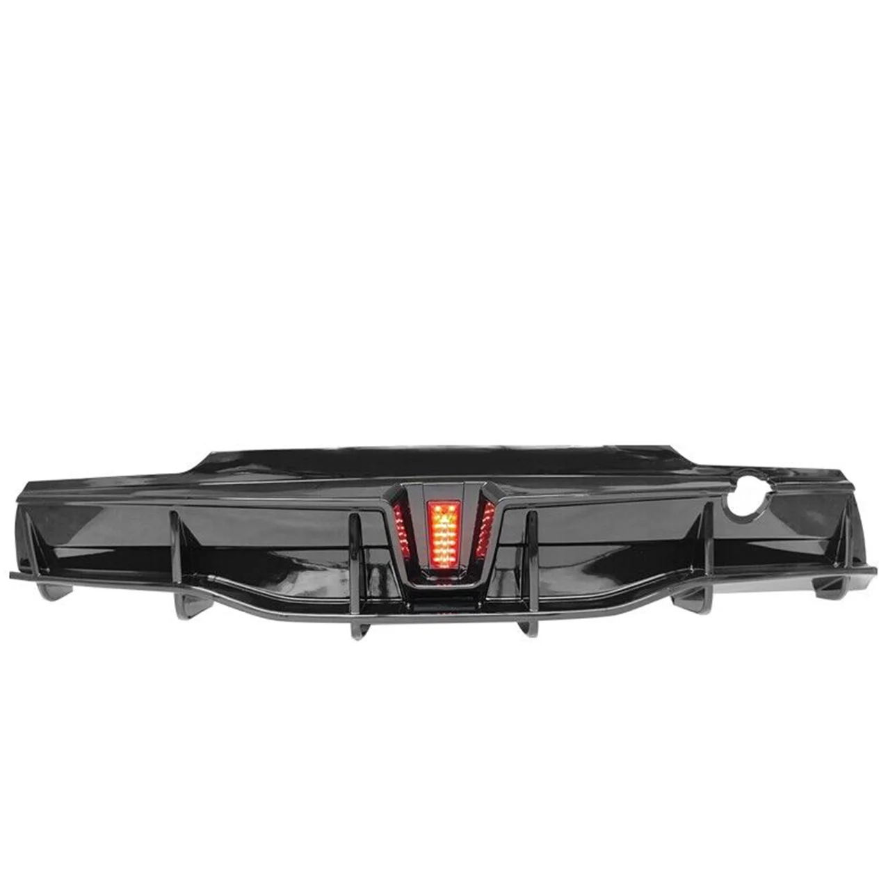 Matte Black Plastic Rear Bumper Lip Spoiler Diffuser For Tesla Model Y ...