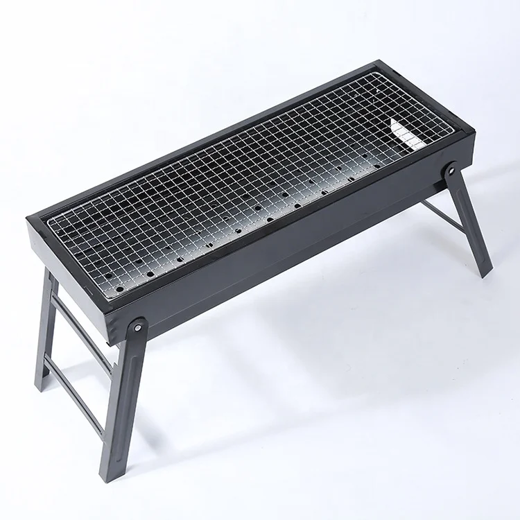 Portable Bbq Homemade 3-5 Person Charcoal Grill Height Adjustable ...