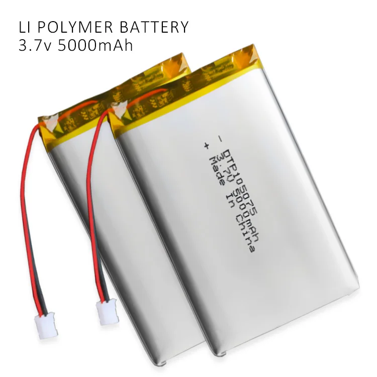 5000mah 3.7V Li-Ion Polymer Battery with UN38.3 Certification