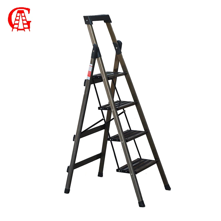 Step Folding Indoor Modern Ladder Household Aluminum Ladder - Buy ...