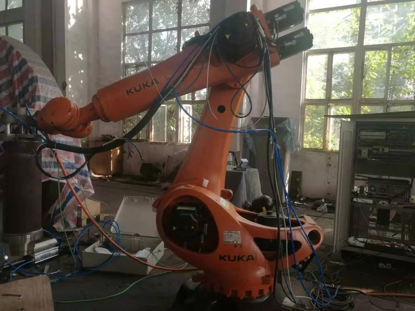 Professional Custom Robot Protective Cover Kuka Model Customized Machine Protection Covers - Buy ...