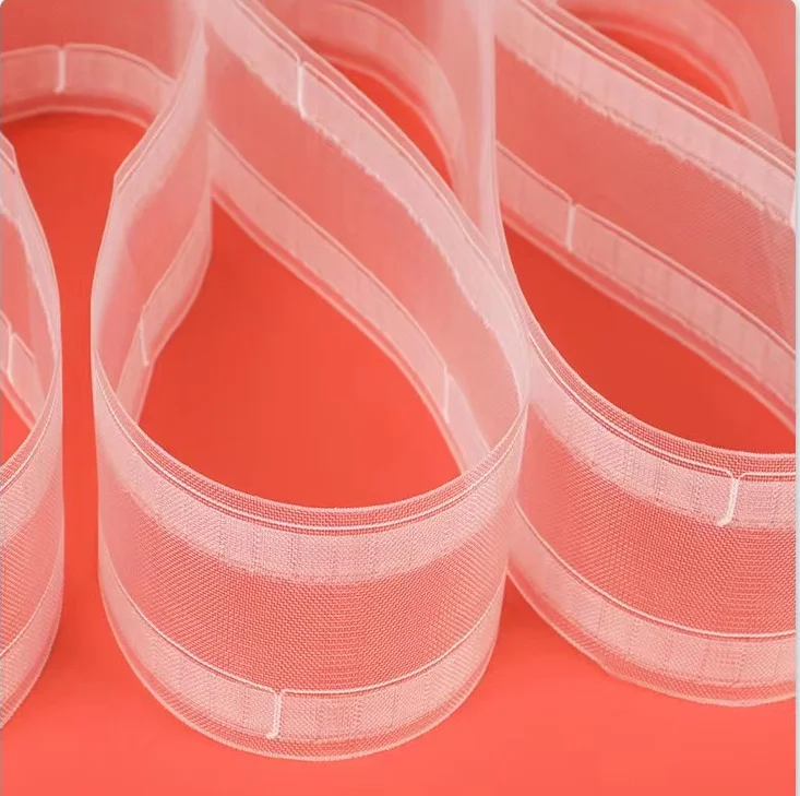 Good Quality Transparent Wave Curtain Tape Easy Assemble S Fold Tape ...