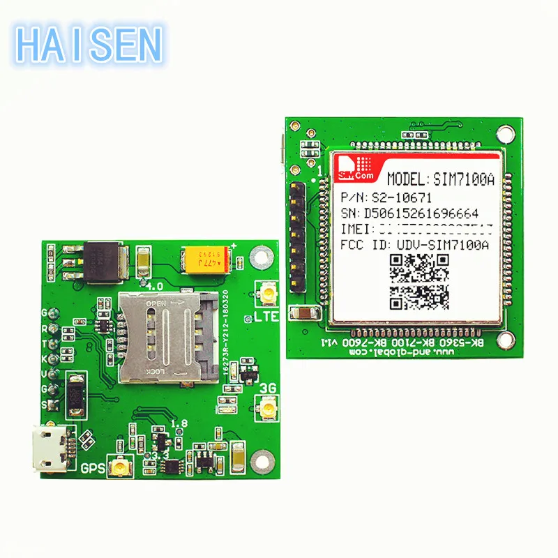 SIMCOM 4G LTE wireless module multi-band LTE /WCDMA/GNSS module for M2M IoT applications SIM7100 ...