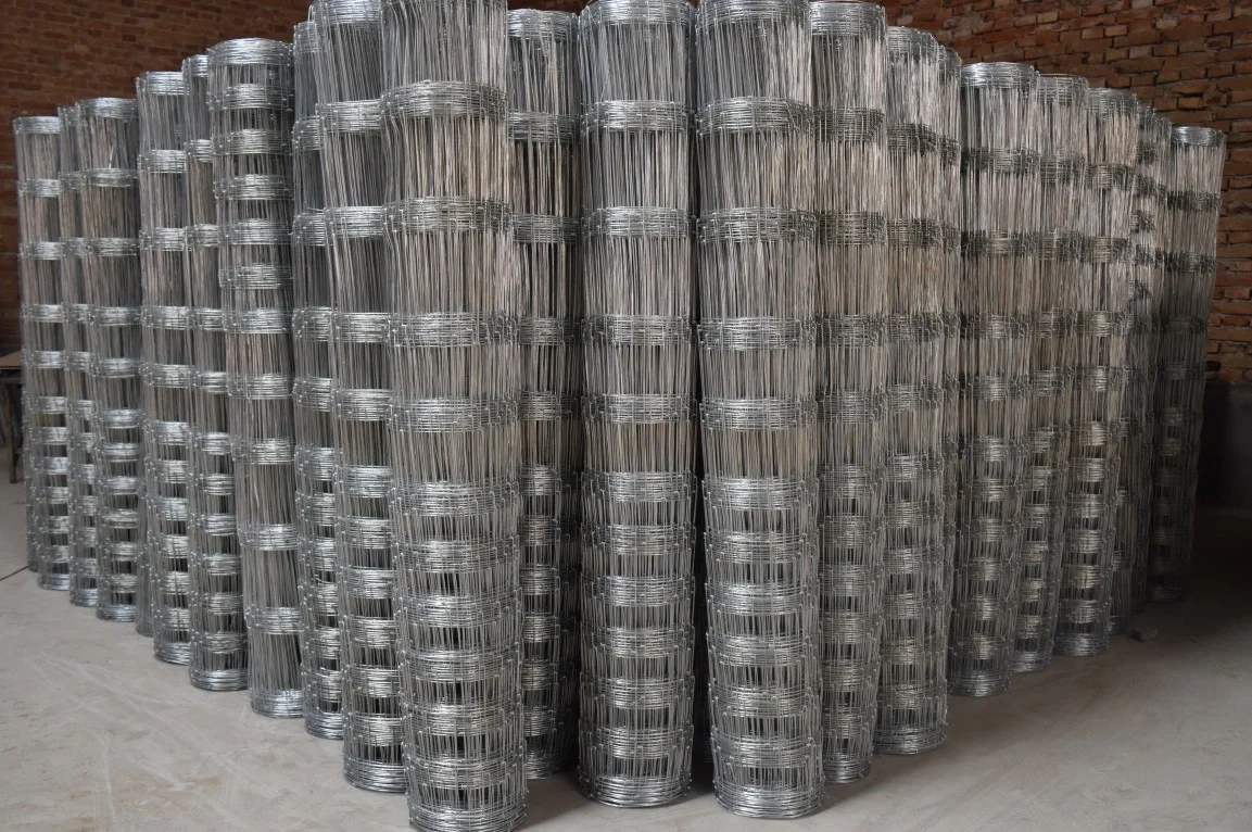 1.8m High 100m Long Bonnox Veldspan Gate Farm Field Fence Hot Dipped ...