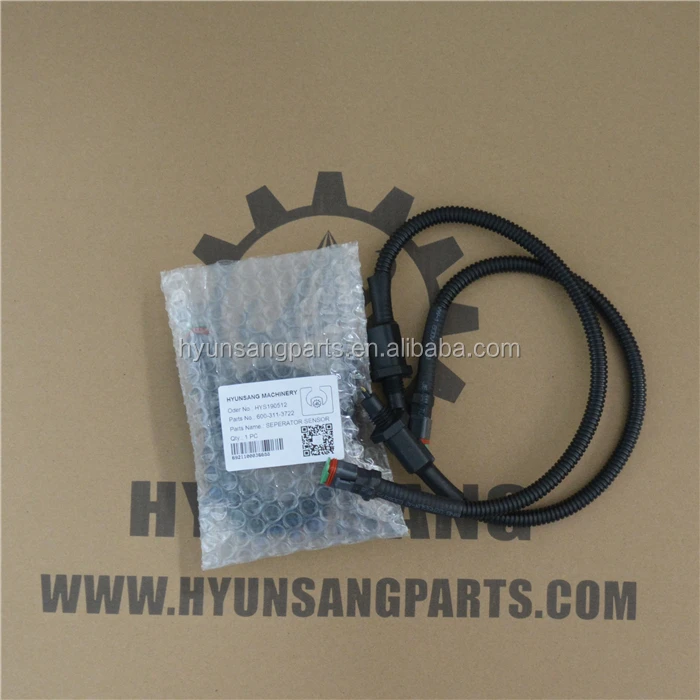 Hyunsang Excavator Parts Fuel Filter Sensor 600-311-3722 600-311-3721 ...