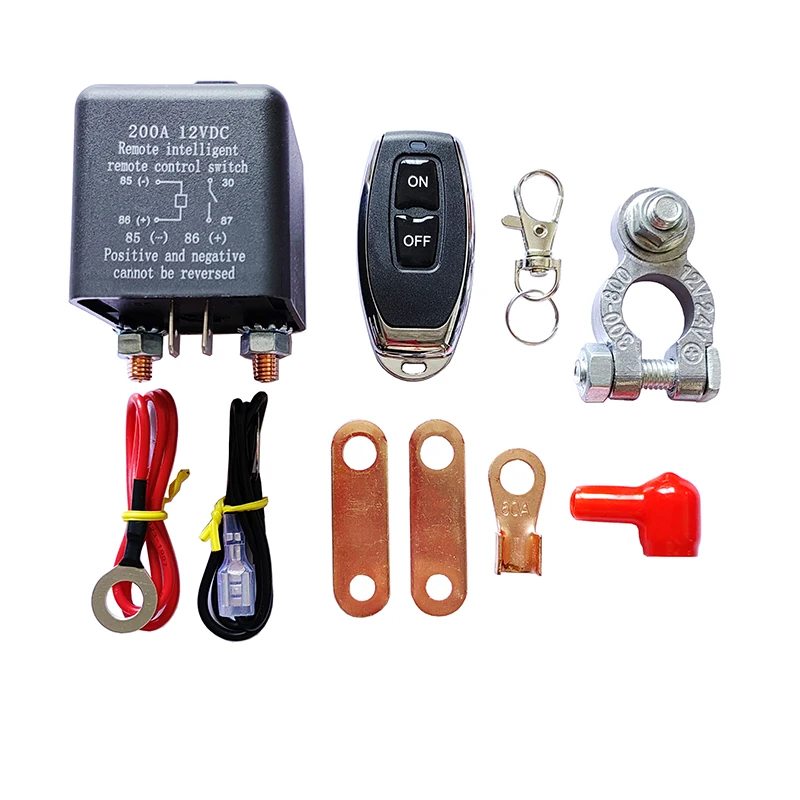 Automotive Relay 200A 12V Automotive Battery Remote Control Power Off ...