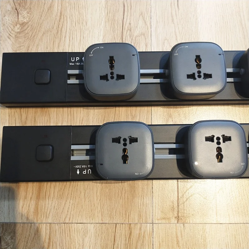 Desk Power Track System Electric Socket/power Track Wall Usb Charger ...