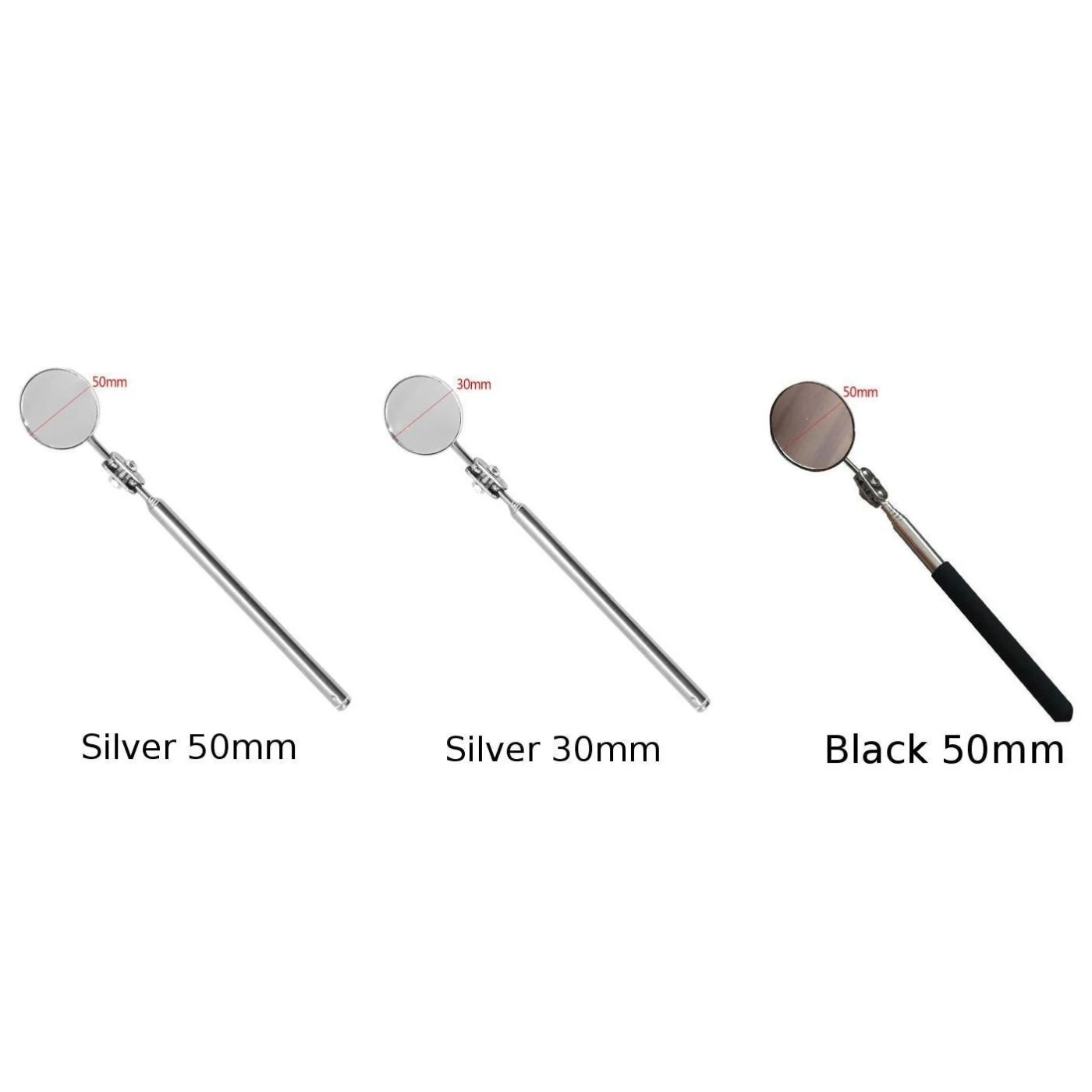 1pc Automotive Car Maintenance Inspection Mirror Foldable Telescopic ...