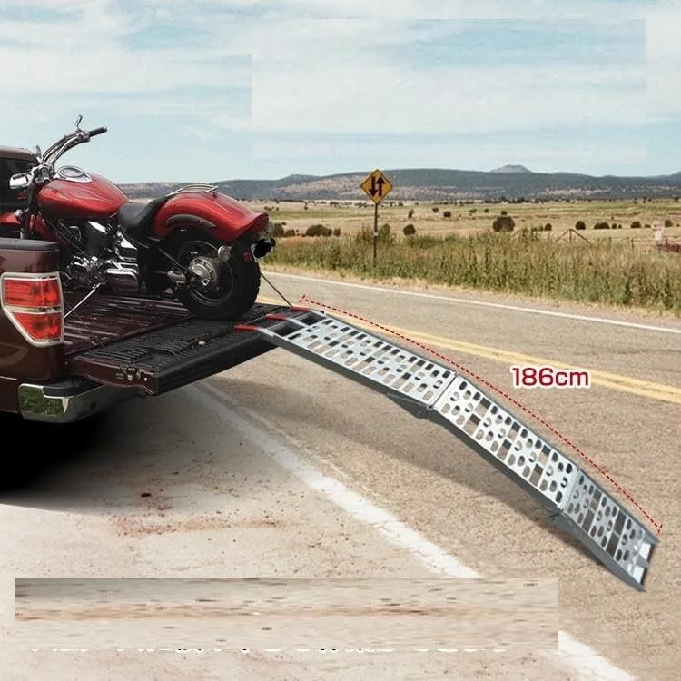 Motorcycle Truck Ramp Aluminium Folding Heavy Duty for Dirt Bike ATV ...
