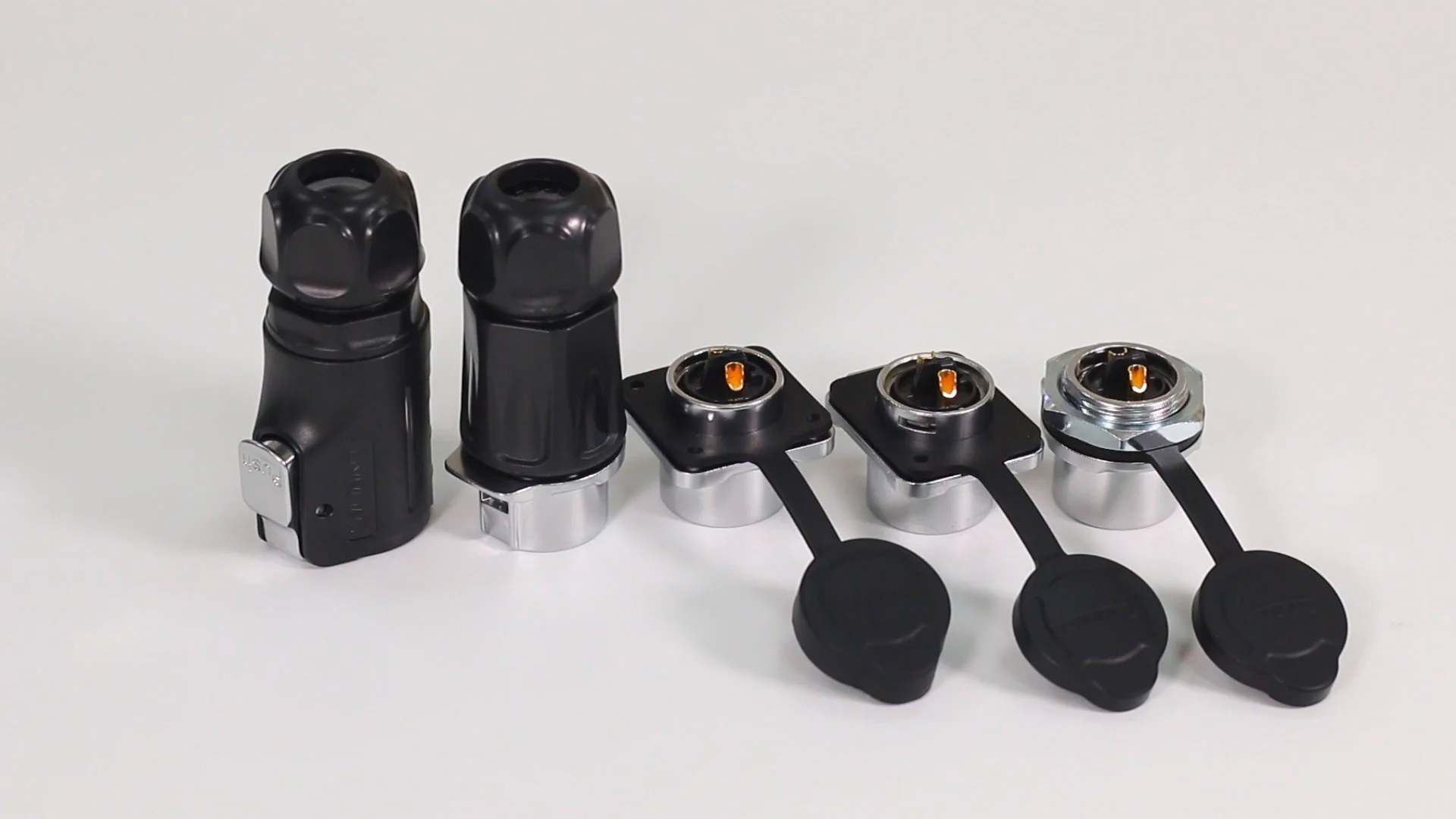 Cnlinko M20 Wire Jack Panel Mount 2 Pin Locking Dc Plug Wire Circular ...