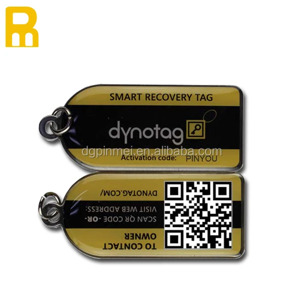 Custom Logo QR Code Barcode Key Tags - Unique & Waterproof