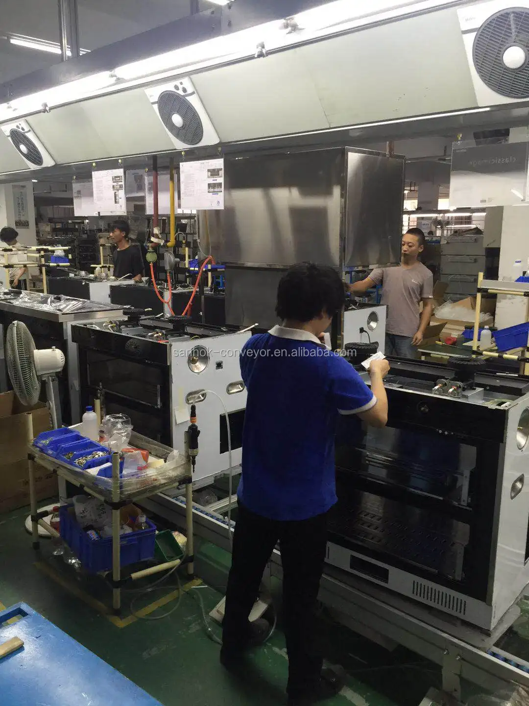 Automatic Gas Stove Assembly Production Line with Conveyors