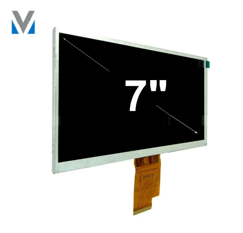 7 Inch Tft Lcd 1024*600 Resolution Lvds Interface Ips Screen Edp ...