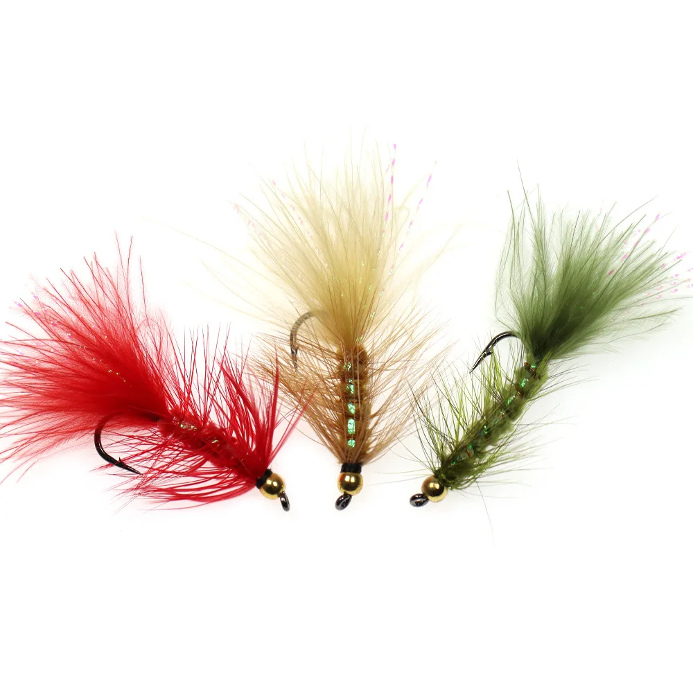 2026 Flash Rubber Leg Fly Fishing Articulated Circus Peanut Streamer ...