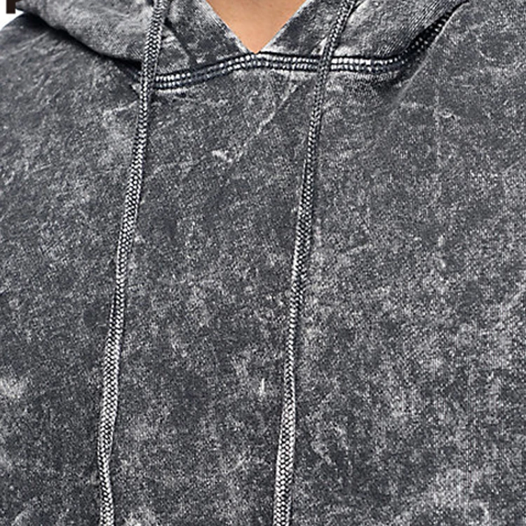 Custom Make Used Stone Mineral Acid Washed Heavy Hoodie For Men - Buy ...