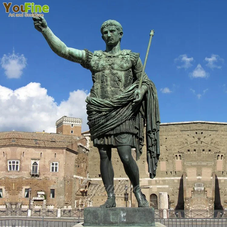 Giant Bronze Statue of Julius Caesar for Outdoor Commemoration