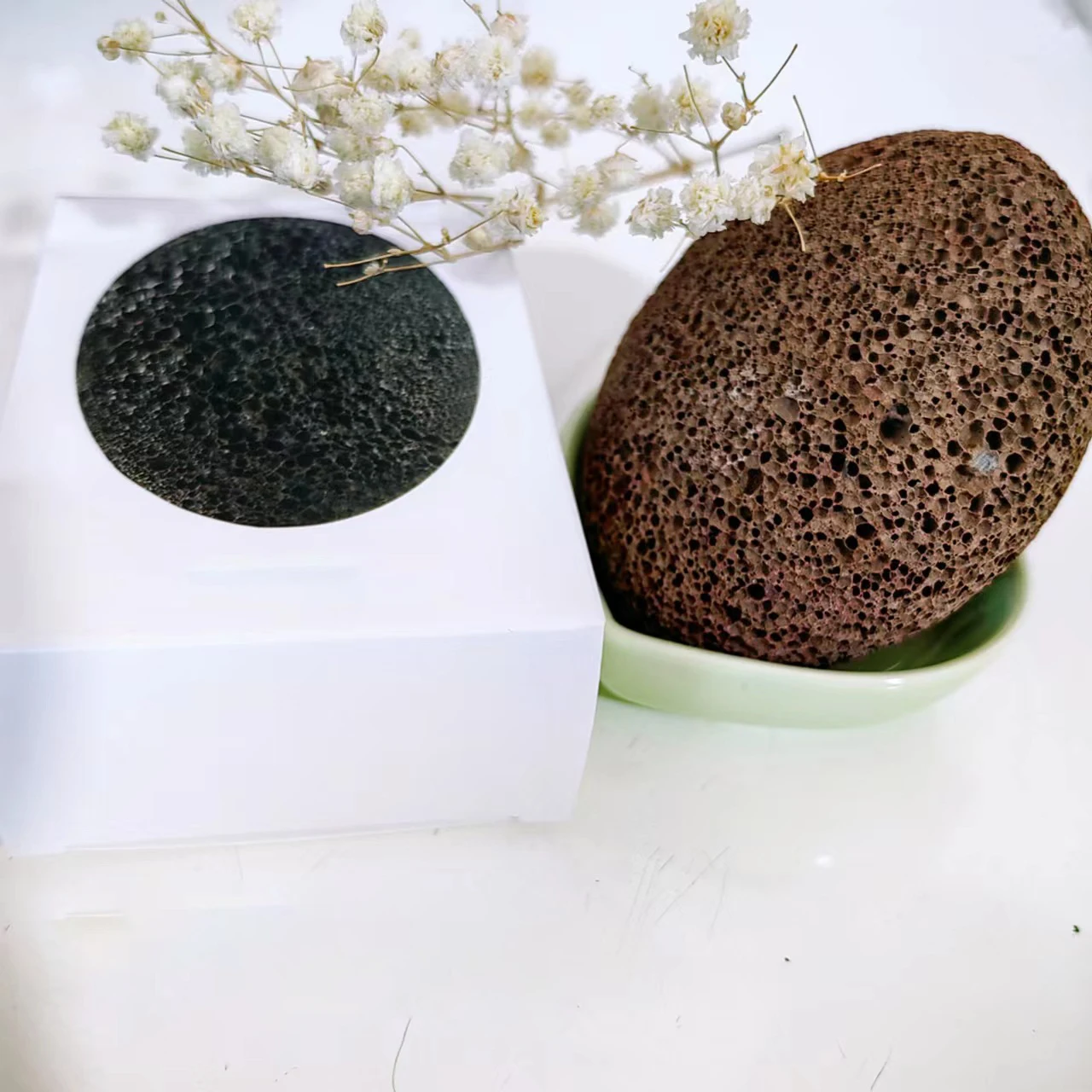 Natural Lava Pumice Stone Foot File Callus Remover Foot Exfoliator ...
