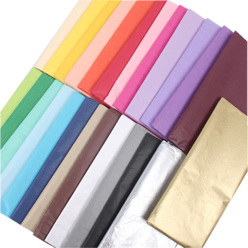 17gsm Colored Gift Wrapping And Tissue Papers - Buy Colored Tissue ...
