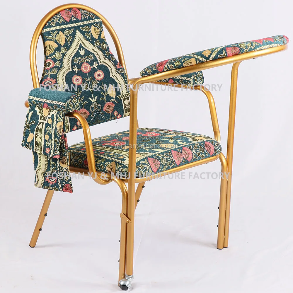 Wholesale Metal Islam Mosque Church Praying Chair Muslim Chair