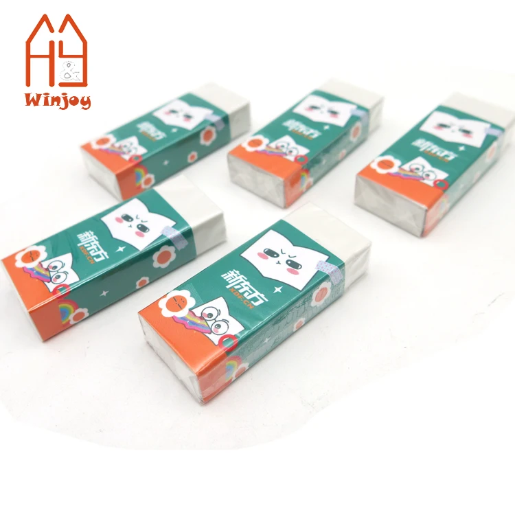 Standard Eraser White Rectangular Eraser Children's Propaganda Small ...