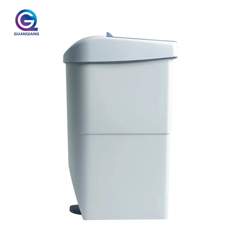 Step-on Toilet Hygiene Napkin Waste Container Touch Free Lady Sanitary ...