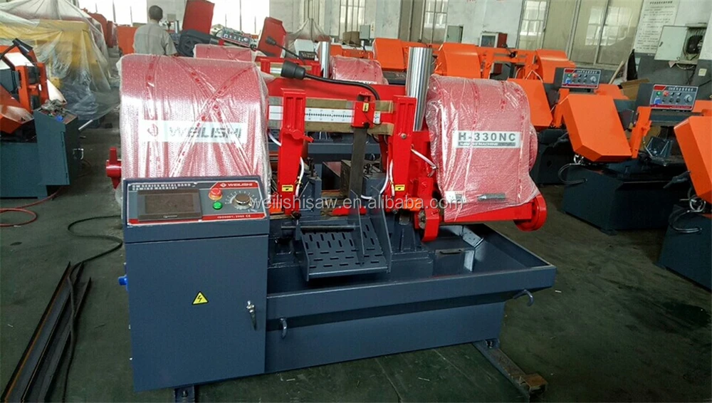 WEILISHI H-330NC Band Saw Machine - Automatic Metal Cutting